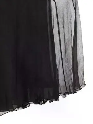 Chloé Flared Maxi Skirt With Ruffled Hem