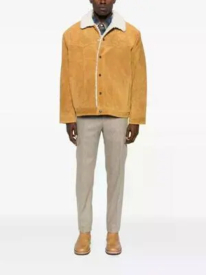 LEVI'S Shearling-collar Suede Jacket