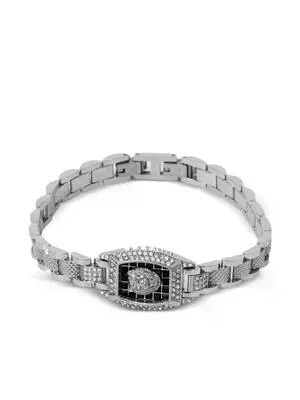 Guess Lion-head Crystal-embellished Bracelet