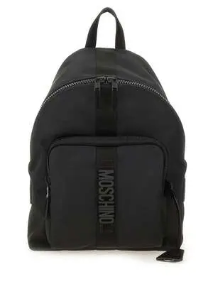 Moschino Backpack With Logo - Black