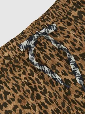 The Upside Leopard-print Running Shorts