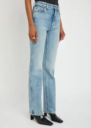 Khaite Danielle Straight-leg Jeans - Denim