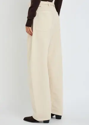 LEMAIRE Twisted Belted Denim Trousers