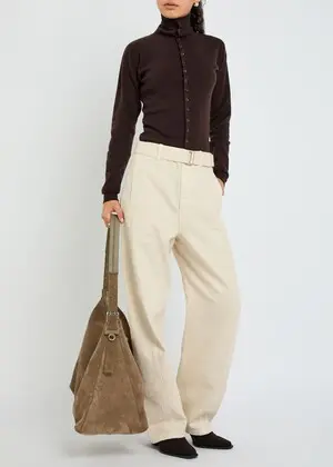 LEMAIRE Twisted Belted Denim Trousers