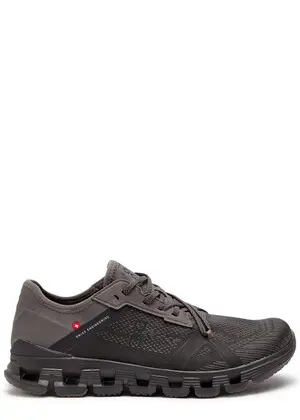 On Cloudswift X 4 Panelled Mesh-knit Sneakers - Charcoal