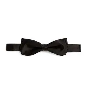 Pal Zileri Silk Bow Tie - Black