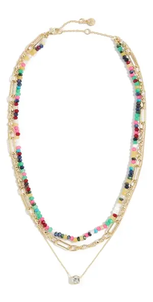 Baublebar Stone Layered Necklace - Multi