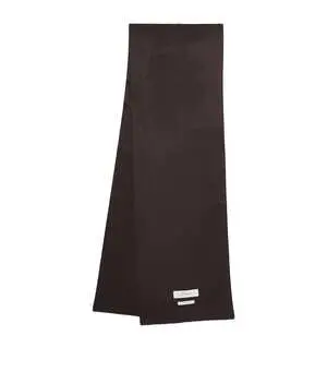 Jacquemus Cashmere Scarf - Brown
