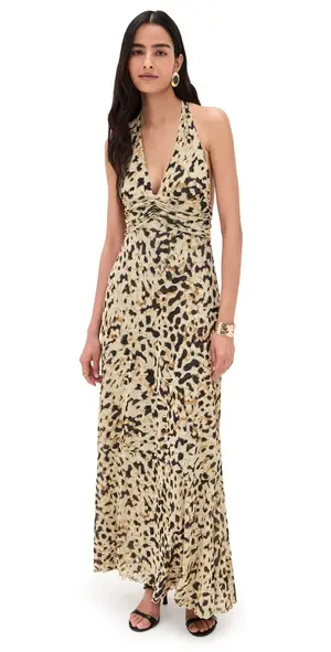 RESA Halter Neck Maxi Dress - Balthazar | Editorialist