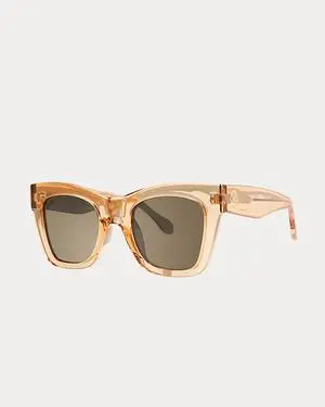 LILLY PULITZER Tropic Isle Sunglasses Crystal Gold