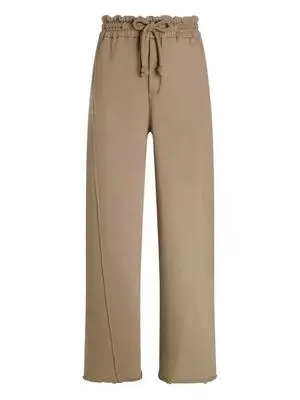 Dolce & Gabbana Drawstring Frayed-edge Track Pants