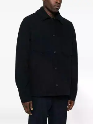 SAMSOE SAMSOE Single-breasted Wool Blend Coat