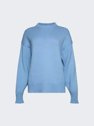AMIYA Ursa Relaxed Cashmere Sweater - Blue