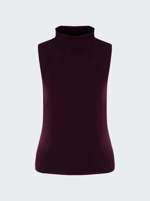Zeynep Arçay Sleeveless Cashmere Top - Red