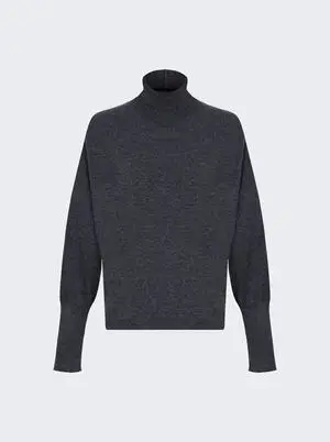 Zeynep Arçay Backless Wool-cashmere Jumper - Grey