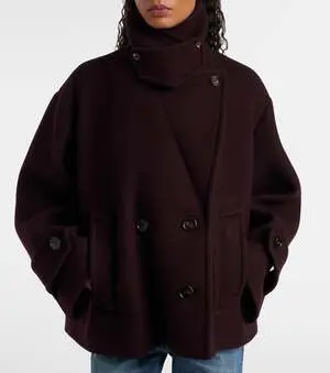 Chloé Double-breasted Wool-blend Coat