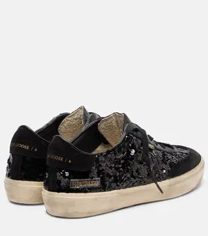 GOLDEN GOOSE Soul Star Sequined Leather Sneakers