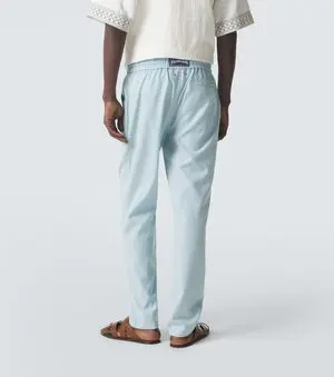 Vilebrequin Parc Striped Wool-blend Slim Pants