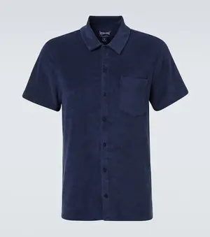 Vilebrequin Charli Cotton-blend Terry Polo Shirt - Blue