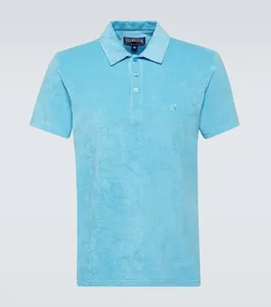 Vilebrequin Phoenix Cotton-blend Terry Polo Shirt - Blue
