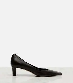THE ROW Carla 45 Leather Pumps