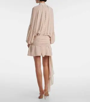 ROTATE BY BIRGER CHRISTENSEN Tasha Chiffon Minidress