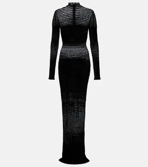 MUGLER Re/edit Semi-sheer Gown