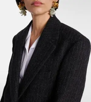 Dries Van Noten Pinstripe Wool Blazer