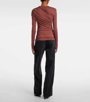MARANT ETOILE Dressi Draped Jersey Top
