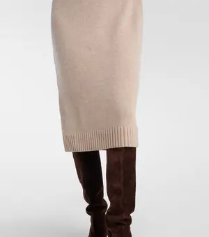 Max Mara Summer Cashmere Sweater Dress - Beige