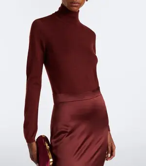 Max Mara Cashmere Turtleneck Sweater - Brown