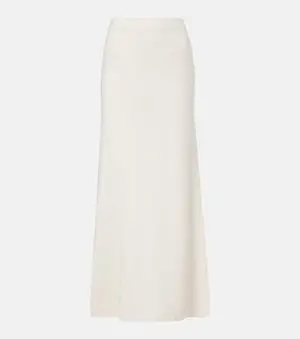 Max Mara Dorina Cashmere-blend Maxi Skirt