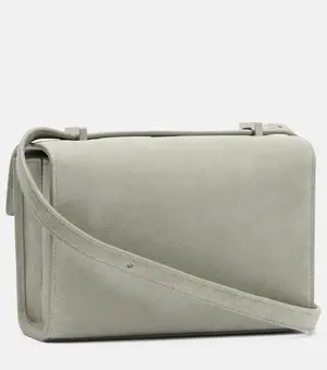 Savette Symmetry 19 Mini Suede Shoulder Bag - Grey