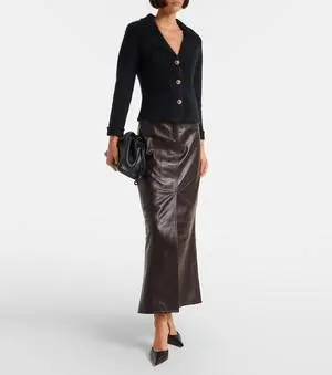 Dorothee Schumacher High-rise Leather Maxi Skirt
