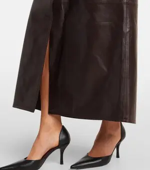Dorothee Schumacher High-rise Leather Maxi Skirt