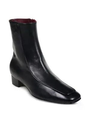 HERBERT LEVINE Leather Ankle Boots