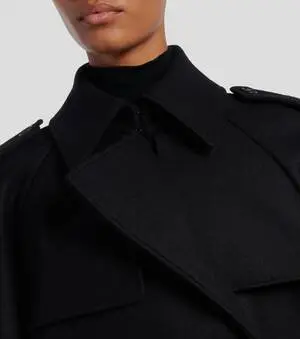 NILI LOTAN Amaury Double-breasted Wool-blend Coat