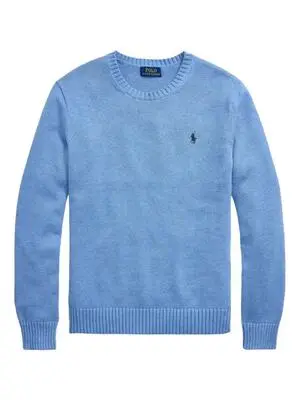 Polo Ralph Lauren Polo Ralph Lauren Polo Pony Cotton Knit Pullover - Blue