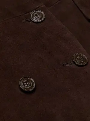 L'Agence Aimee Oversized Suede Blazer