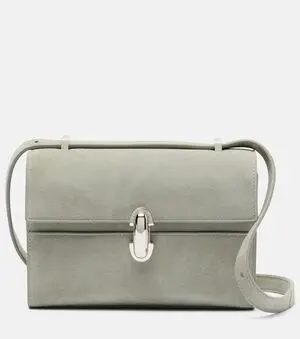 Savette Symmetry 19 Mini Suede Shoulder Bag