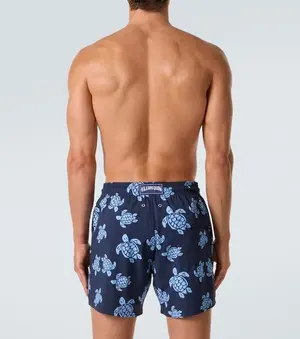 Vilebrequin Printed Swim Trunks - Blue