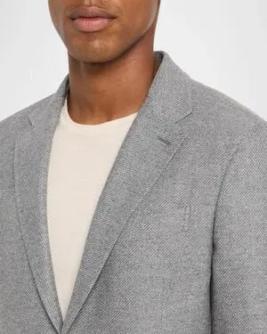 Zegna Mélange Trofeo Cashmere Sport Coat - Gray