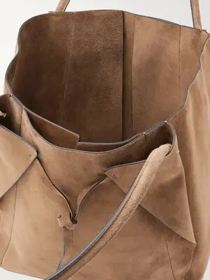 Gabriela Hearst Marija Tasseled Suede Tote - Brown