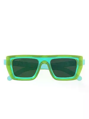 Gucci Square Full-rim Sunglasses - Blue
