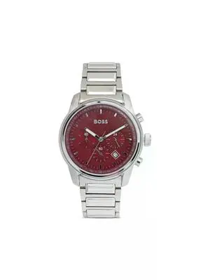 Hugo Stainless Steel 44mm Watch - Red