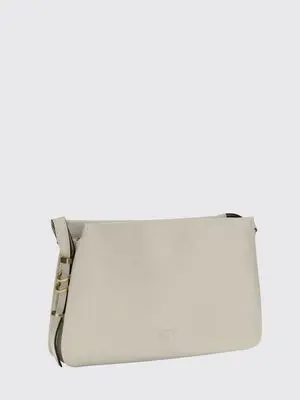 Pinko Mini Leather Bag - White