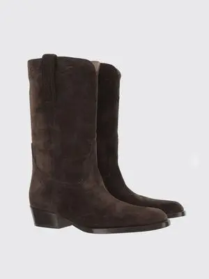 Paris Texas Mid Calf Boots - Brown