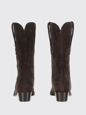 Paris Texas Mid Calf Boots - Brown