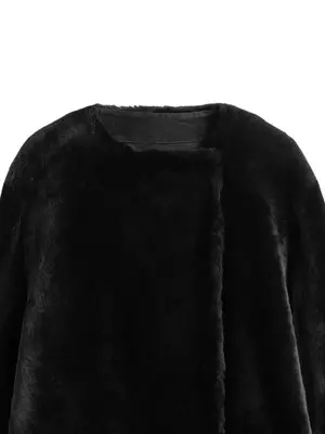 TOTÊME Shearling Coat - Black