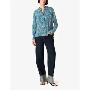 Whistles Zebra-print Woven Shirt - Multi-coloured